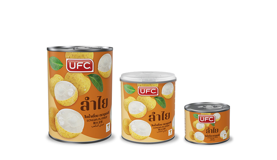 Longan in Syrup - UFC REFRESH COCONUT WATER