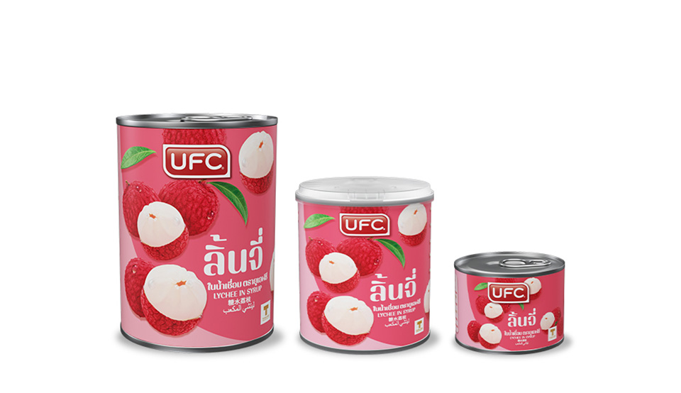 Lychee in Syrup - UFC REFRESH COCONUT WATER