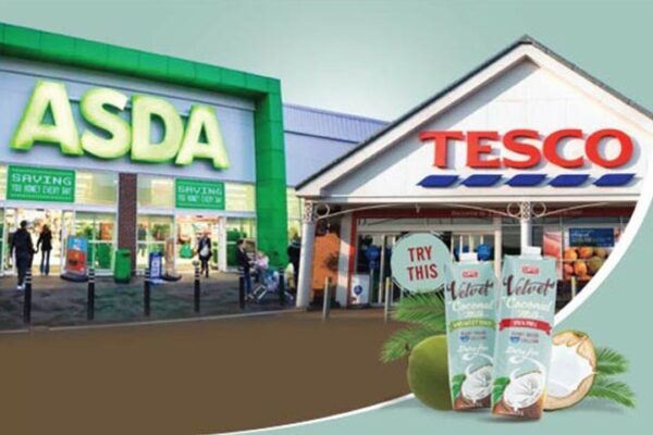 UFC Velvet Coconut Milk in Tesco & ASDA - UFC REFRESH COCONUT WATER