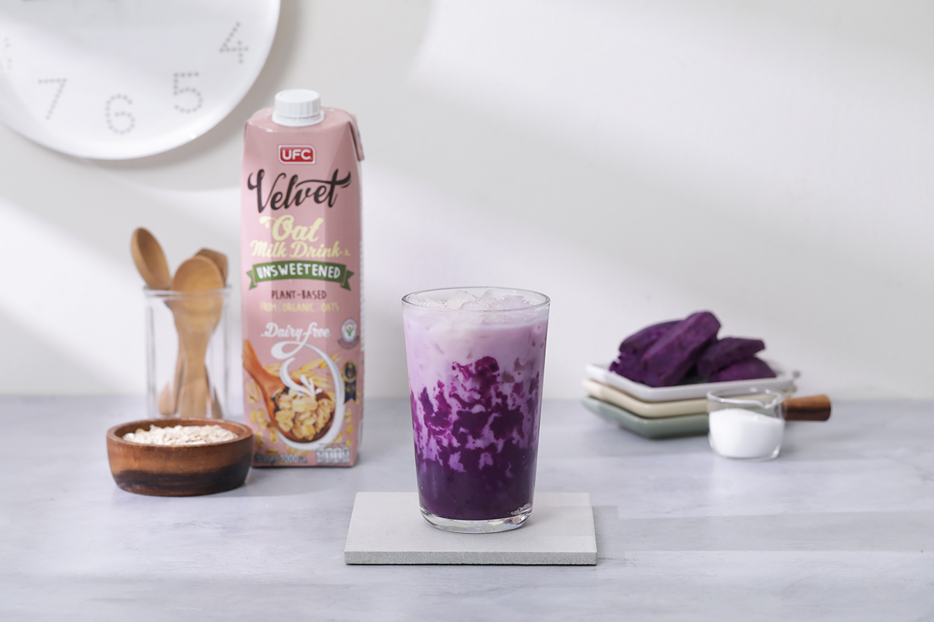 Violet Monk Fruit Oat Milk - UFC REFRESH COCONUT WATER