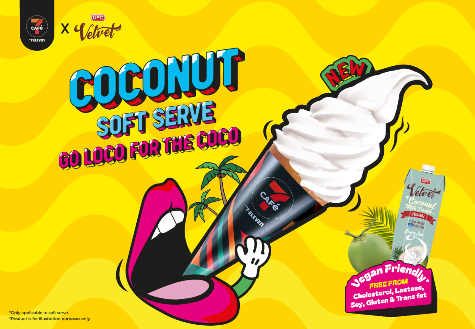 Coconut Soft Serve - UFC REFRESH COCONUT WATER