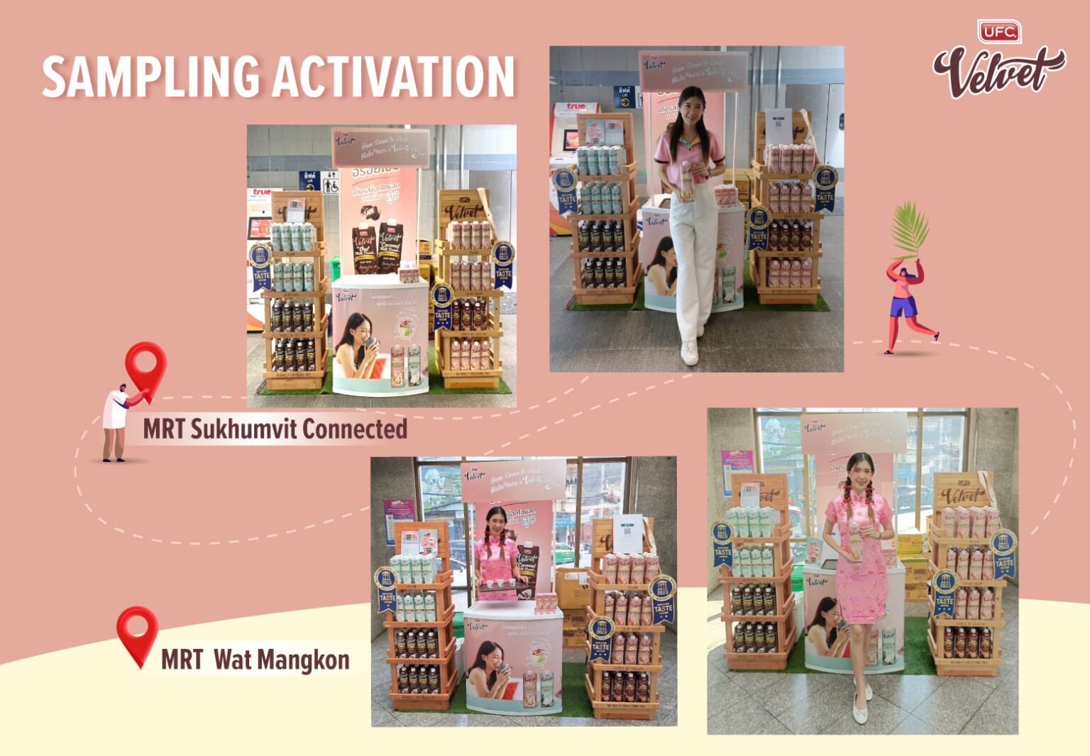 MRT Sampling Activation - UFC REFRESH COCONUT WATER